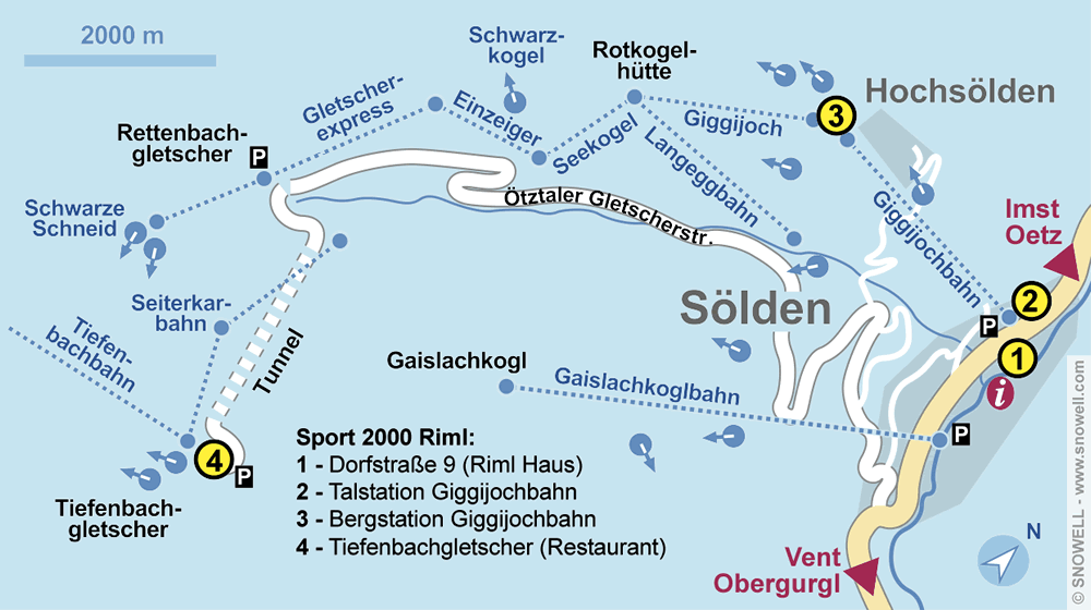 Skiverleih Sölden | SNOWELL