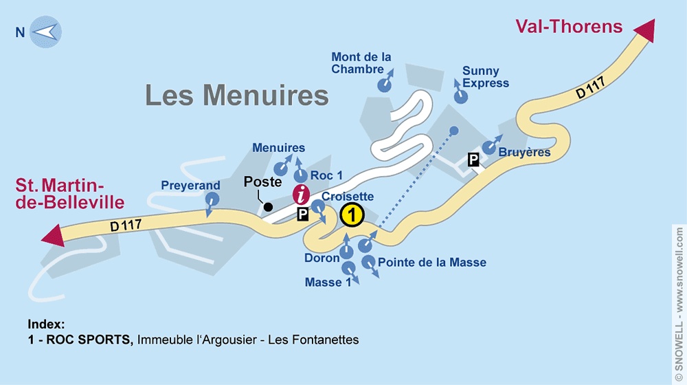 Skiverleih Les Menuires | SNOWELL