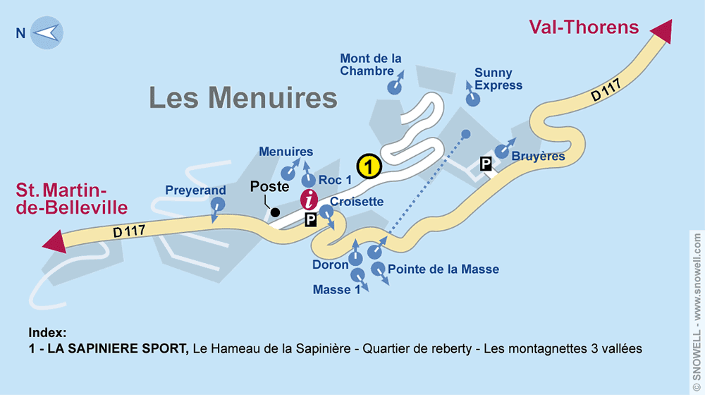 Skiverleih Les Menuires | SNOWELL