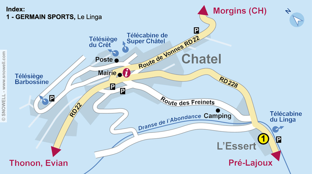 Skiverleih Chatel | SNOWELL