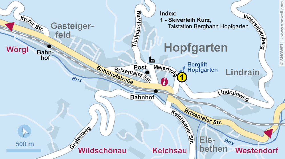 Skiverleih Hopfgarten im Brixental | SNOWELL