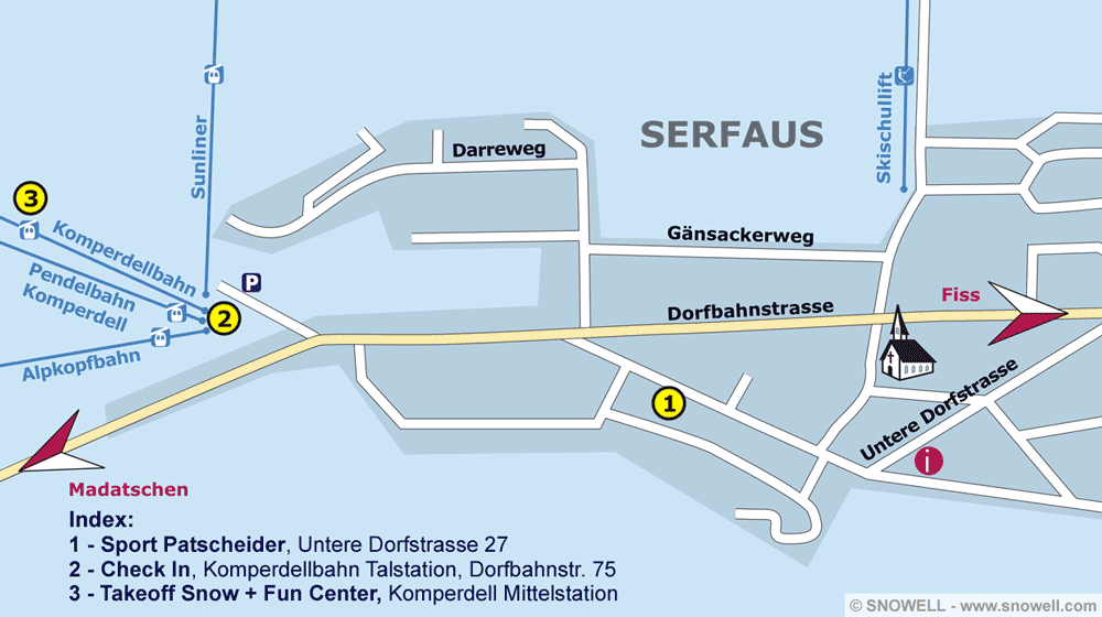 Skiverleih Serfaus | SNOWELL